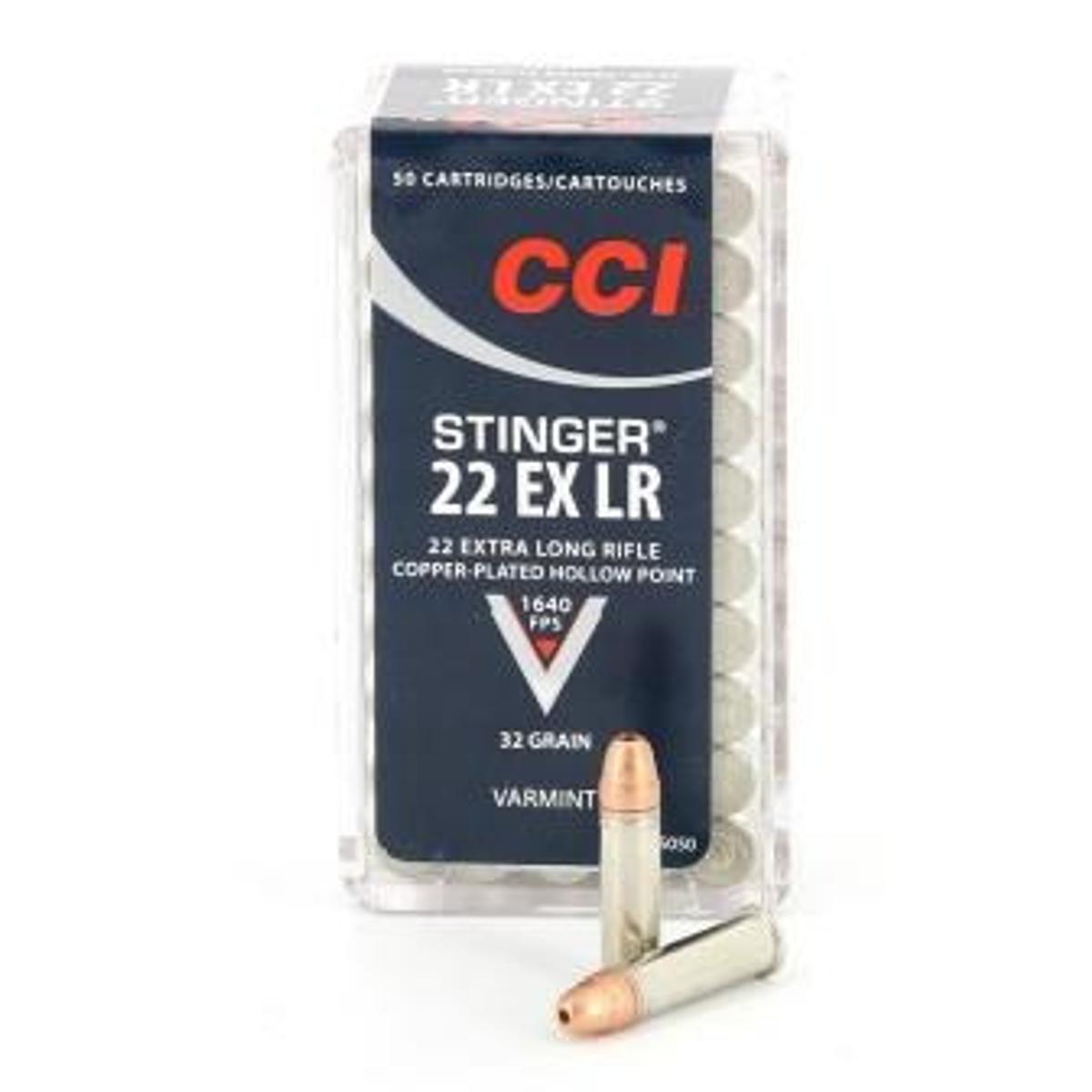 CCI 22 EX LR STINGER 32 gr. CCI 22 EX LR STINGER 32 gr.